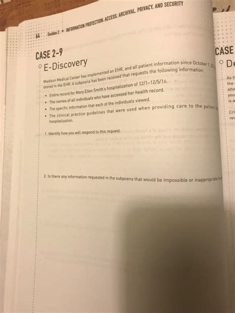 solved 14 section2 information protection access archival