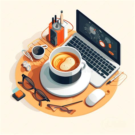 Generative Ai Web Development Stock Illustration Illustration Of Office Management 279358656