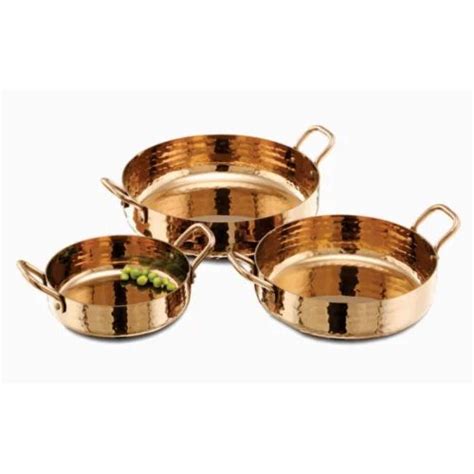 Rose Gold Hammered Round Fry Pan For Hotel Restaurant Size Diameter Cm At Rs Piece In