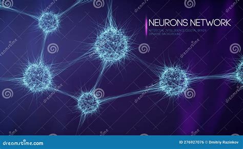 Neurons In A Network A Complex Symphony Of Synapses Stock Image 307840747