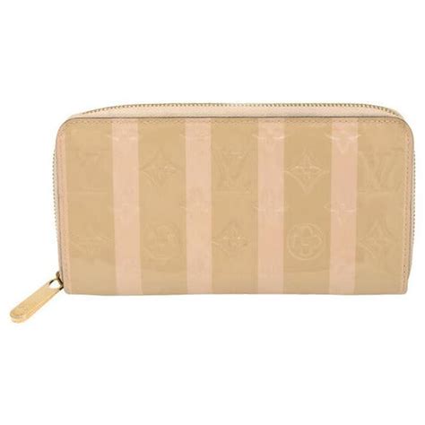 Louis Vuitton Zippy Wallet Monogram Vernis Long Wallet Pink Enamel Ref