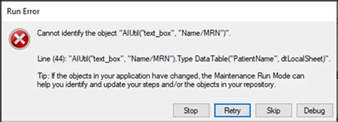 Uft Cannot Identify The Object Aiutil “textbox” “anystringname