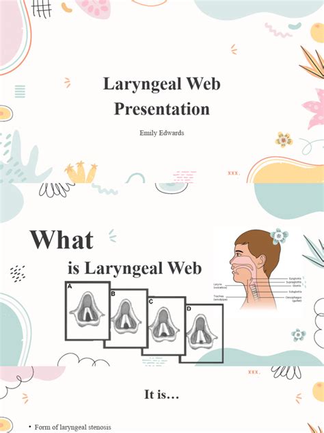 Laryngeal Web Presentation Pdf Larynx Surgical Specialties
