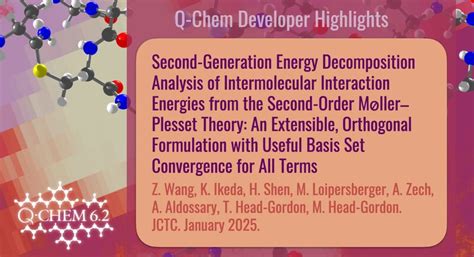 Energy Decomposition Analysis Eda Provides Useful Insights Into The