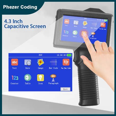 Phezer 휴대용 잉크젯 프린터 티셔츠 Qr 바 배치 코드 날짜 번호 로고 만료 날짜 P18 라벨 오피스 12