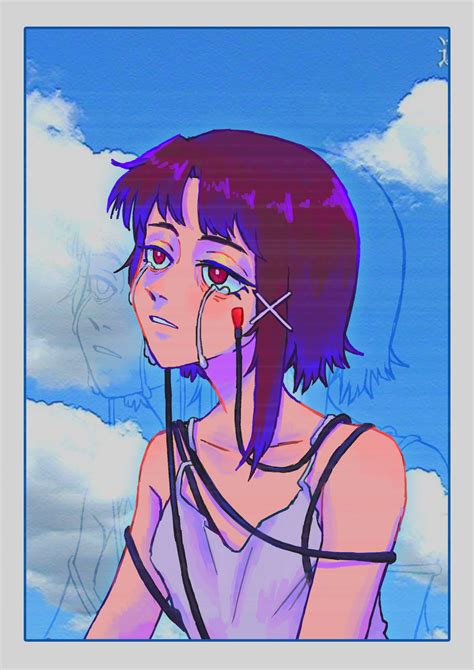 Iwakura Lain Serial Experiments Lain Drawn By Sainttufa Danbooru