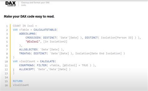 DAX Formulas Clean Up Tool Some Updates To Logic Master Data Skills AI