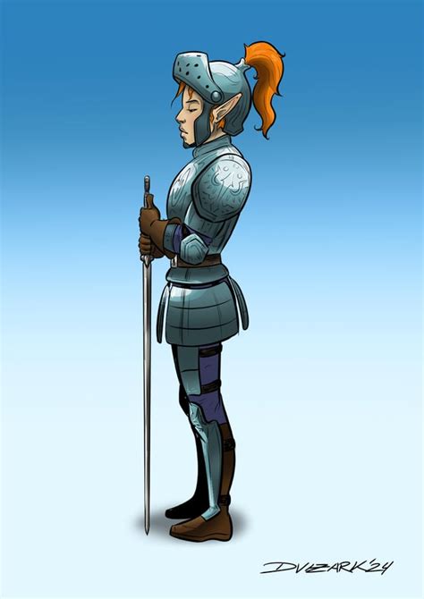 Fighter Class [dnd Character Illustration] R Dvizarkcomics