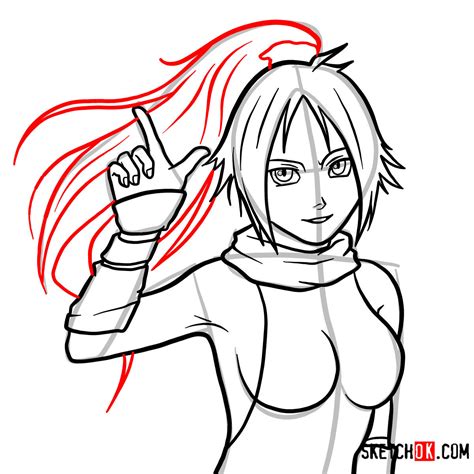 How To Draw Yoruichi Shihōin Bleach Sketchok Easy Drawing Guides