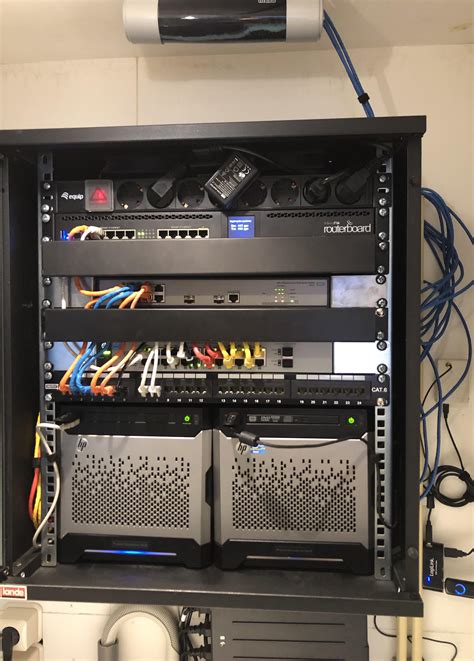 My Main Home Equipment Rack Now With Poe R Homelab