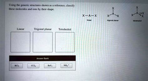 solved using the generie structures shown as relerence classily these