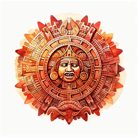 Sunstone Symbolizing The Sun God And Celestial Cycles Illustration