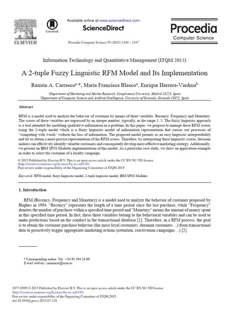 2015a2tuplefuzzylinguisticrfmmodelanditsimplementation Pdf
