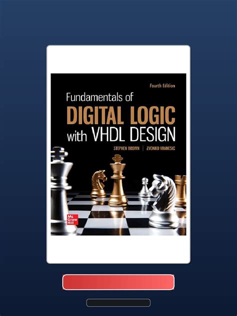 Get Test Bank For Fundamentas Of Digital Logic With Vhdl Design 4th Edition Hq File Pdf Download