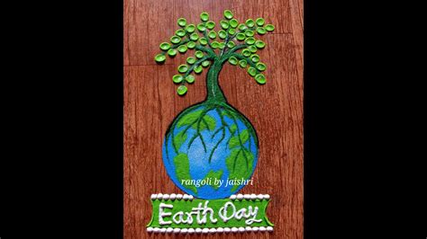 Earth Day Rangoli Environment Day Rangoli Earth Day Crafts