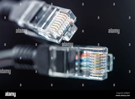 Two Ethernet Connectors Are Displayed Prominently Illustrating