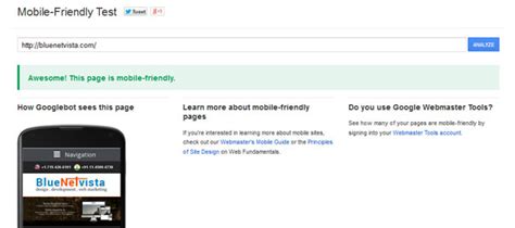 Mobile Friendly Test Tool By Google