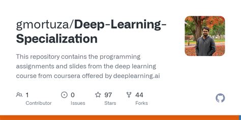 Github Gmortuzadeep Learning Specialization This Repository