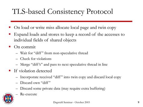 Ppt Thread Level Speculation As A Memory Consistency Protocol For