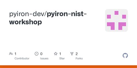 github pyiron dev pyiron nist workshop