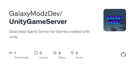 Github Galaxymodzdev Unitygameserver Dedicated Game Server For Games Created With Unity
