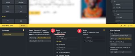 Bricksforge Panel Flexible Events And Actions Feature Requests