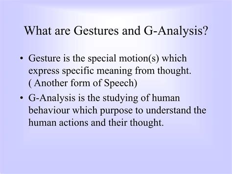 Ppt Coding Scheme In Gestures Analysis Powerpoint Presentation Free
