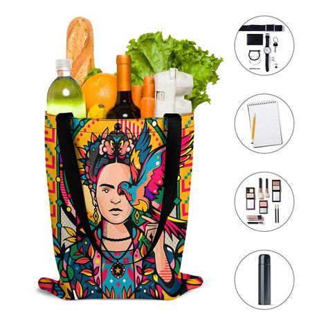 Vertikale Version Beidseitiger Voll Druck Boutique Handtasche Umhängetasche Strandtasche