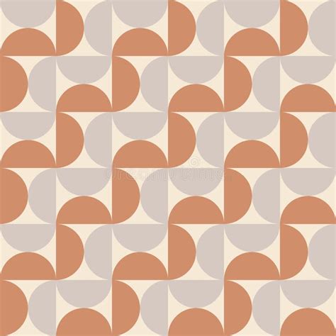 Seamless Vintage Geometric Round Curve Intersect Stock Vector Illustration Of Ethnic Deco