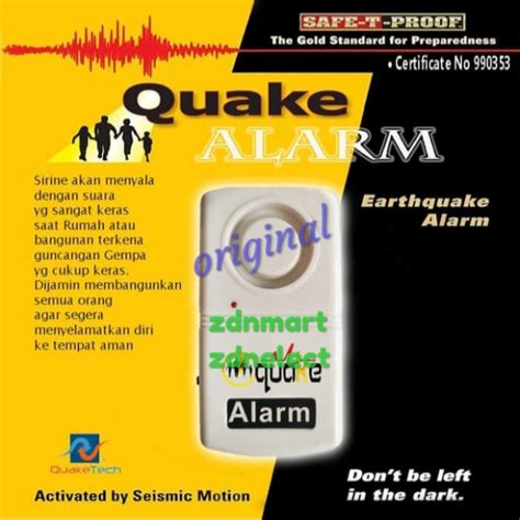 Jual Alarm Gempa Sensor Gempa Detector Shopee Indonesia