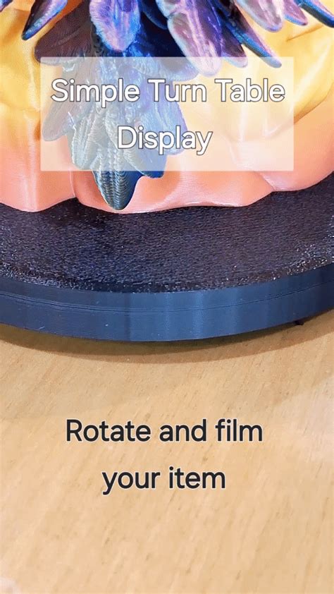 Simple Turn Table For Small Models By 3d2life Makerworld Download Free 3d Models