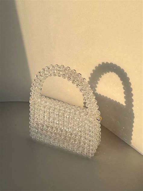 Milsi Plain Instagram Photos And Videos Beaded Bags Crystal Bags Pearl Bag