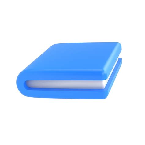 Premium Psd 3d Violet Cute Empty Notepad Book Stationery For School