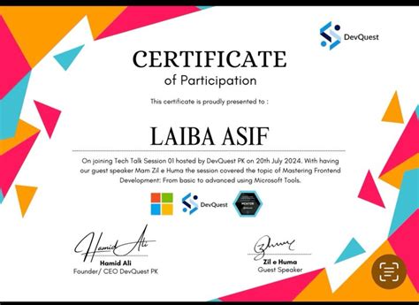 laiba asif on linkedin devquest techtalk certified lifelonglearning techenthusiast…