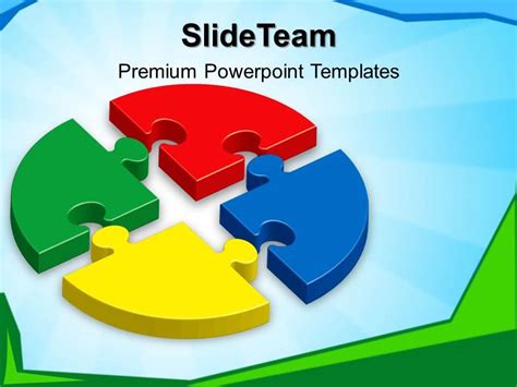 Powerpoint Templates Puzzle Pieces Circular Business Ppt Backgrounds Presentation PowerPoint