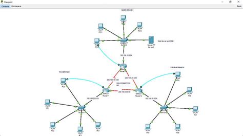 Networking Cisco Packettracer Riprouting Dhcp Dns