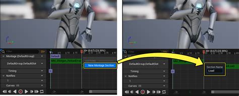 Animation Montage Editor In Unreal Engine
