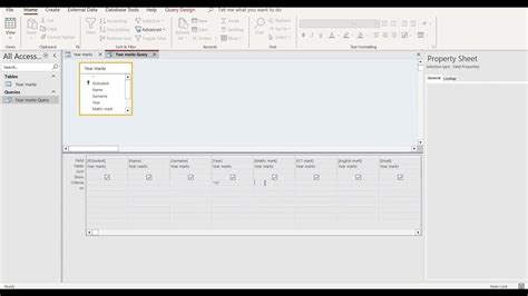Ms Access Query Wizard And Wildcards Youtube