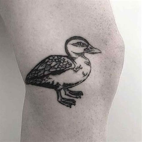 Simple Duck Tattoos That Will Make You Smile Noon Line Art