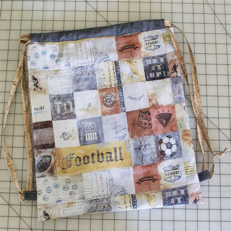 Easy Peasy Drawstring Backpack Free Sewing Pattern