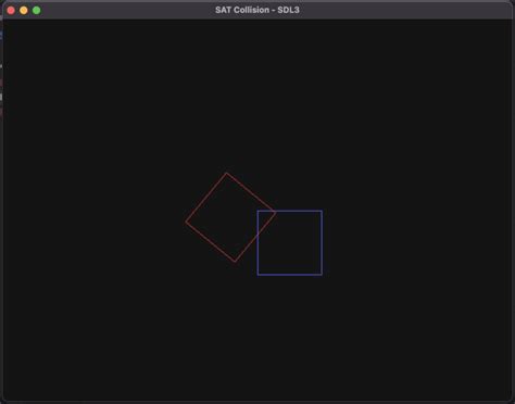 Sat Collision Detection In Sdl3 2d Oriented Box Collisions