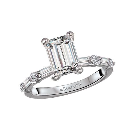 Platinum Diamond Semi Mount Engagement Ring Bc Clark
