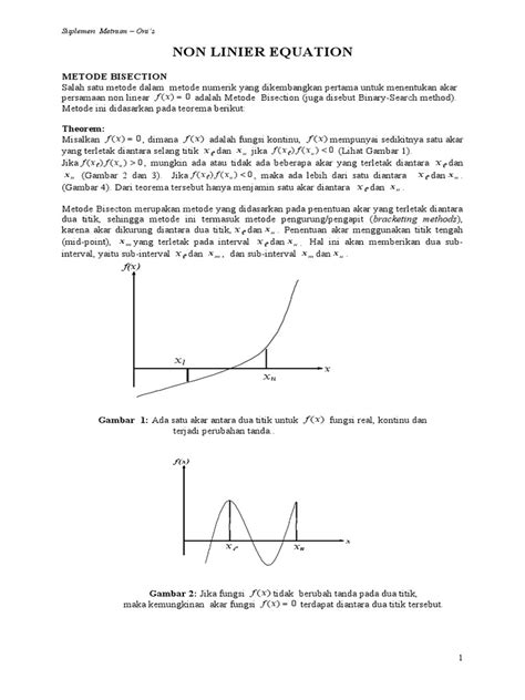 Metode Bisection Secant Newton Raphson Pdf