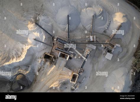 Aerial Photographic Documentation Of A Factory For The Production Of