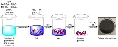Solgel Process Based Molten Flux Synthesis Of Plate Like La2nio4δ Particles