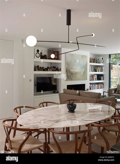 Ground Floor Over Dining Table With Michael Anastassiades Mobile