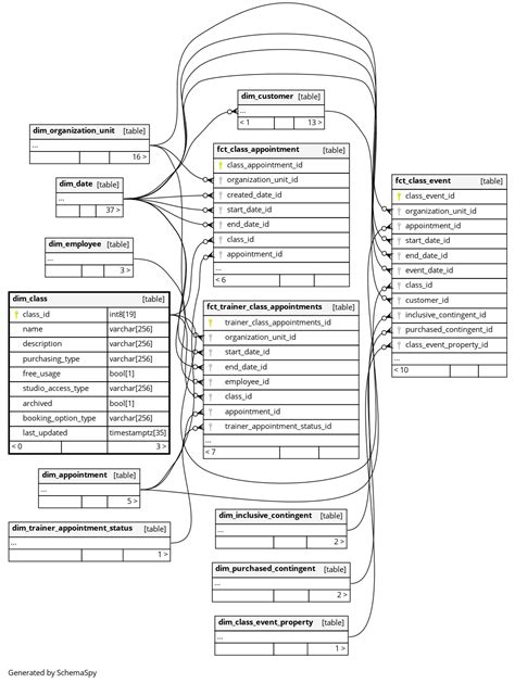Dim Class Magicline Enterprise Data Warehouse