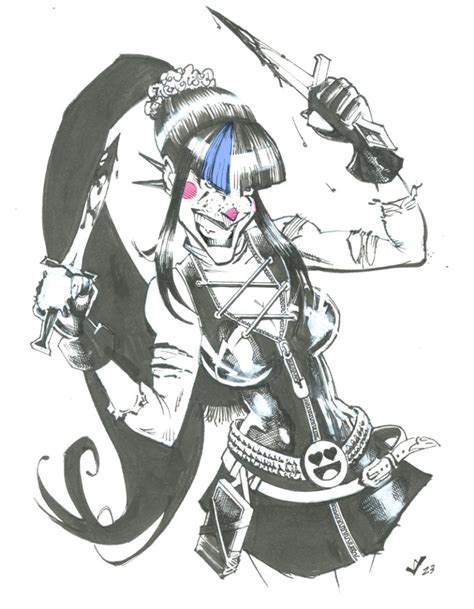 Just A Quick Drawing Of Batman Villainess And Second Rate Harley Quinn