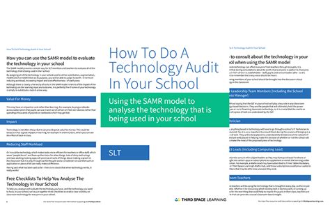 FREE How To Do A Technology Audit In Your Babe Using SAMR