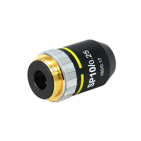 10x Semi Plan Achromatic Microscope Objective Lens Working Distance 5